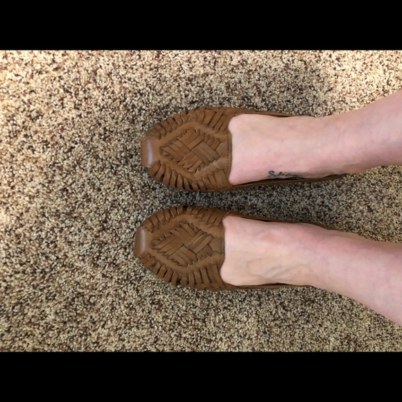 Shoes | Brown Wicker Flats | Poshmark